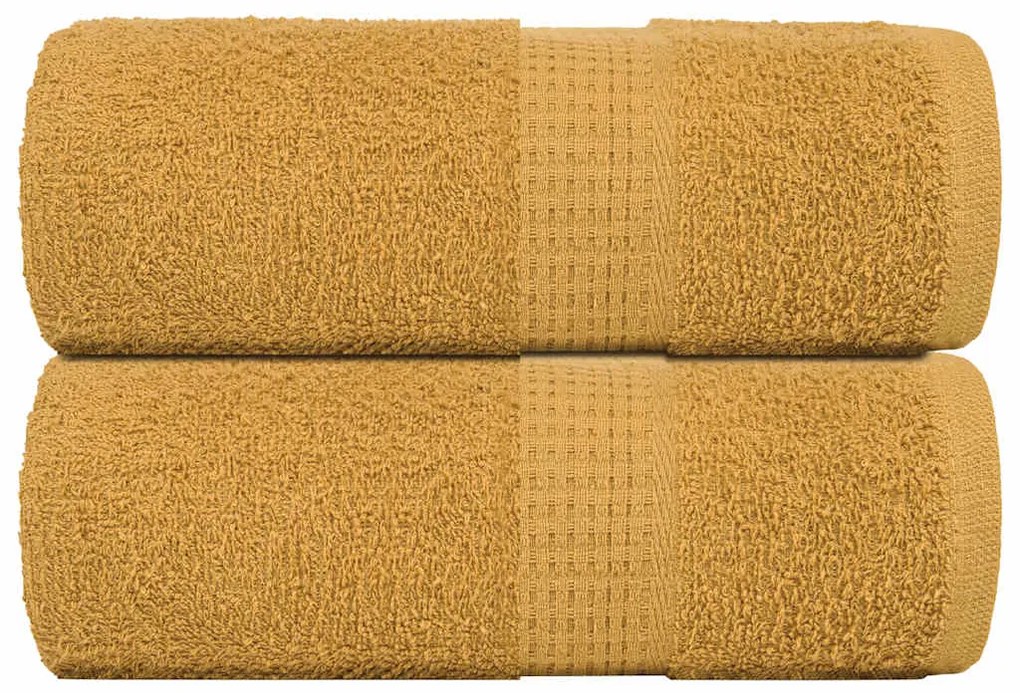Ručníky FROGN 2 ks zlaté 30x30 cm 360 g/m² 136800
