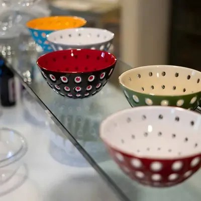 Guzzini LE MURRINE mísa černá, bílá, červená / Mísa / Akrylát / 3 Colo