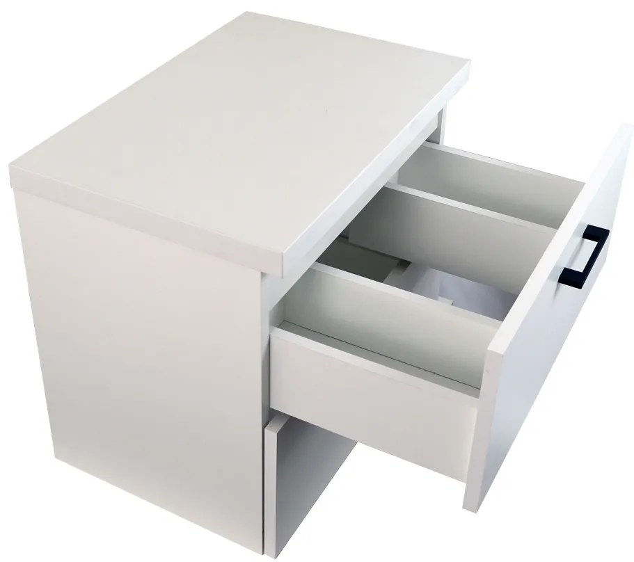 Comodo Koupelnová skříňka pod deskové umyvadlo Agria W 60-HD - bílá/bílá