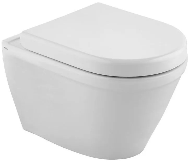 CLAUDIA závěsná WC mísa, Rimless, 35,5x52 cm, bílá, 71125364