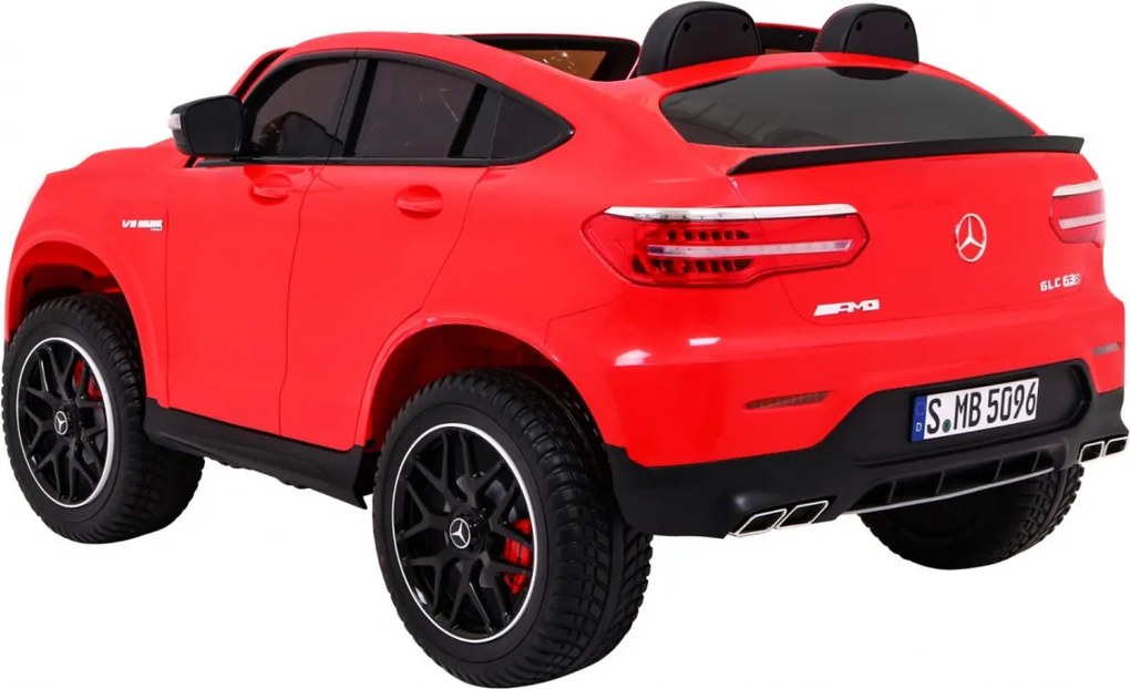 Ramiz Dětské autíčko Mercedes GLC 63S červené SUV + pohon 4x4