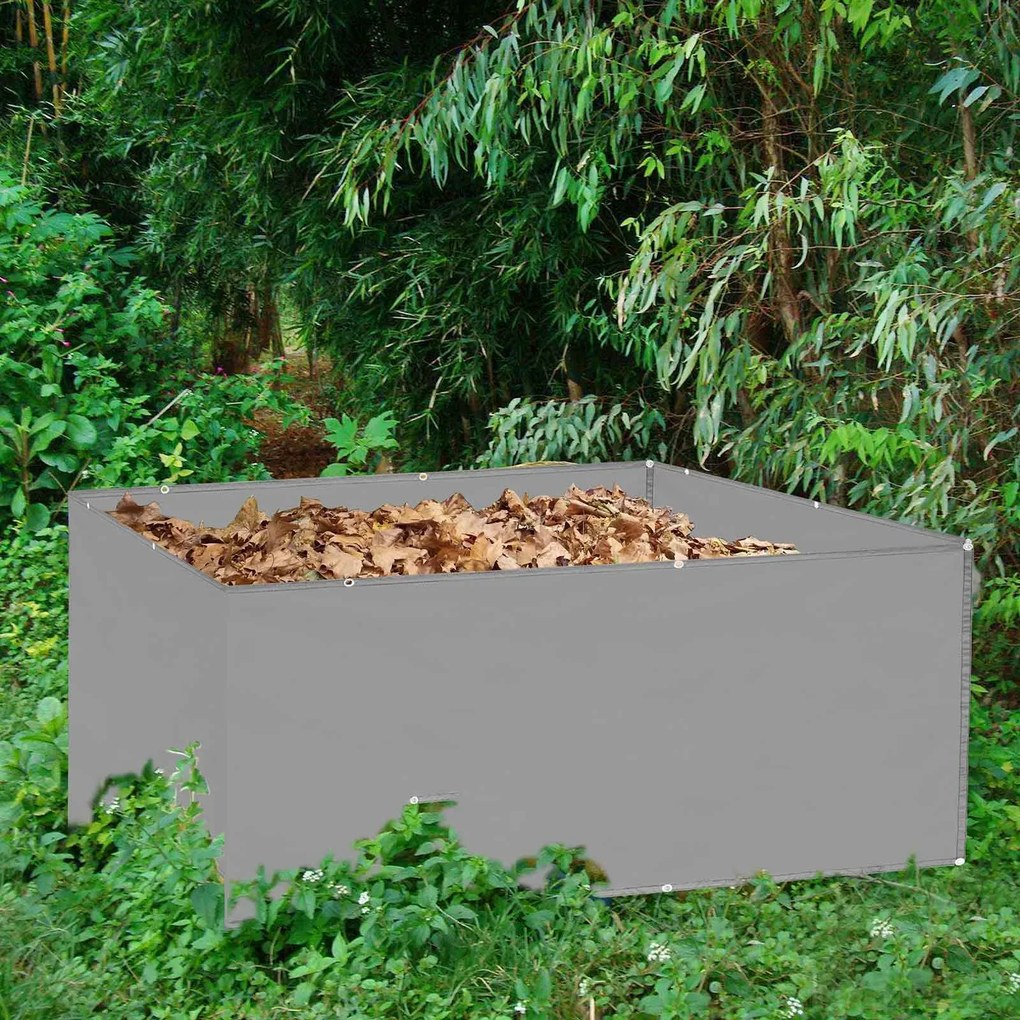 Zahradní zástěna Brinley 90x500 cm šedá