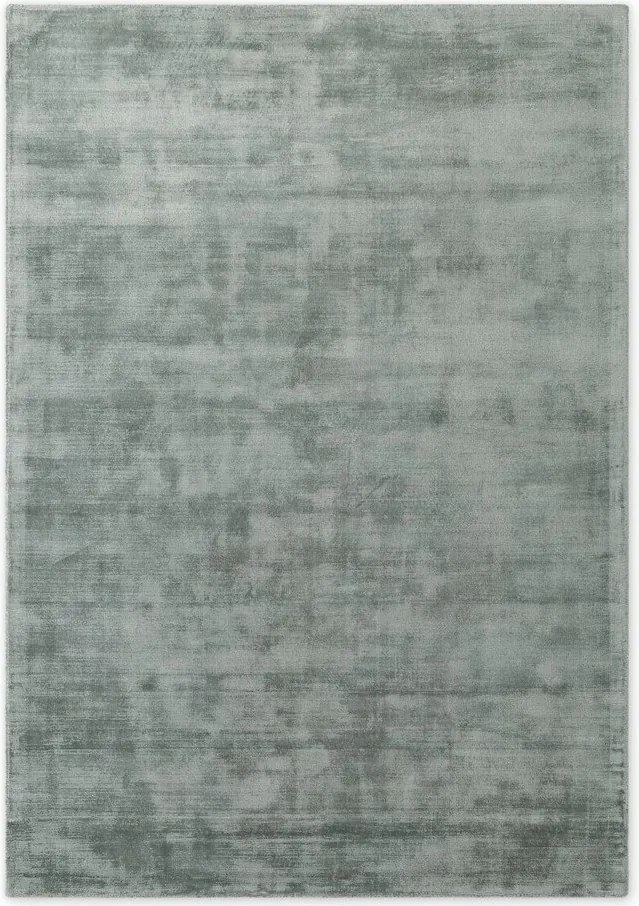 Světle modrý ručně tkaný koberec z viskózy 120x180 cm Noemi – Vikosa