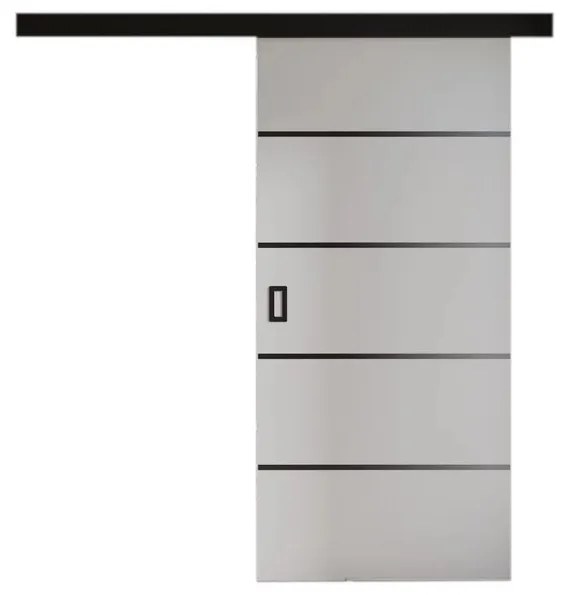 Posuvné dveře WERDI PLUS + tichý dojezd, 96x205x1,6, bílá