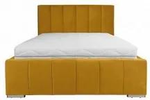 BRW ALLOS postel 140, žlutá