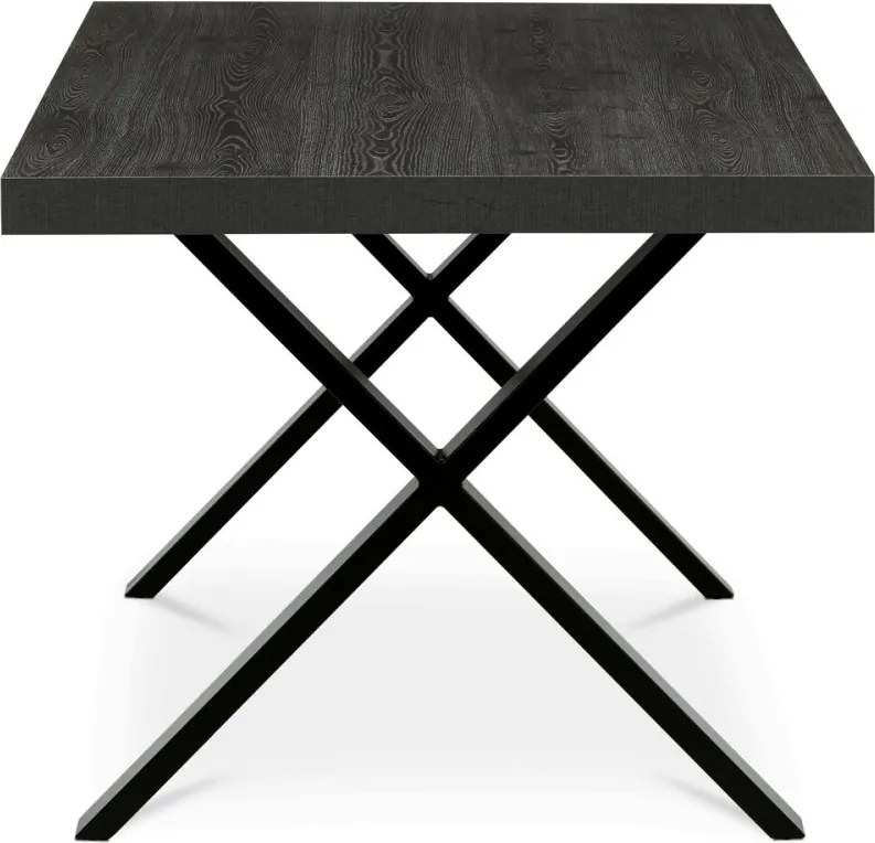 Jídelní stůl HT-R5316 GREY, lamino, šedý dub (180 x 90) cm