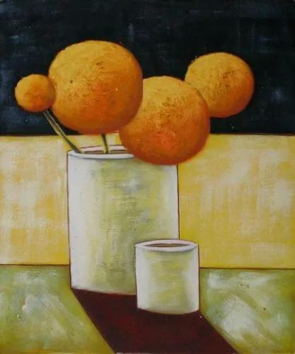 Oranžové koule - 90 x 60 cm