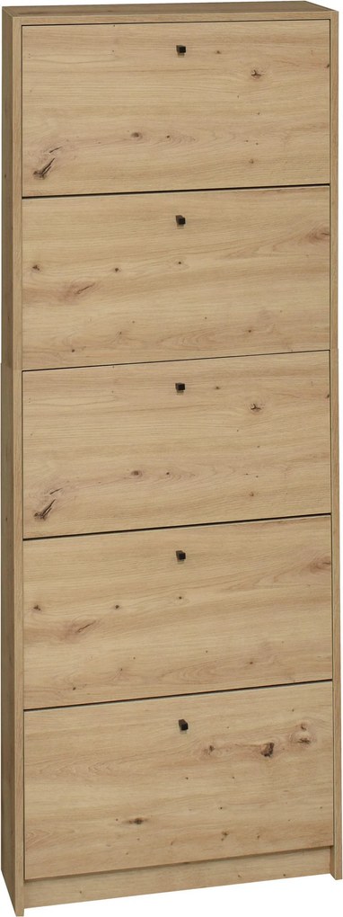 XXXLutz VYKLÁPĚCÍ BOTNÍK, barvy dubu, 60/168/16 cm Xora - Online Only šatny & botníky - 002808015912
