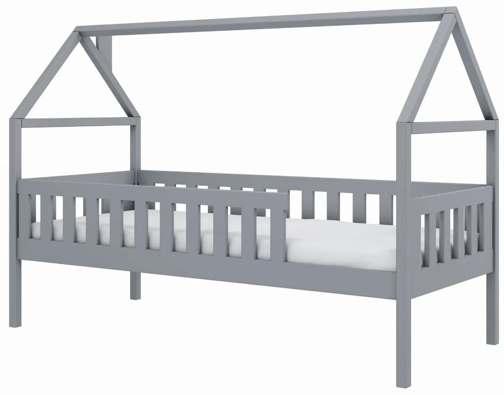 Dětská postel 90 x 200 Donnira (s roštem) (grafit). 1040108