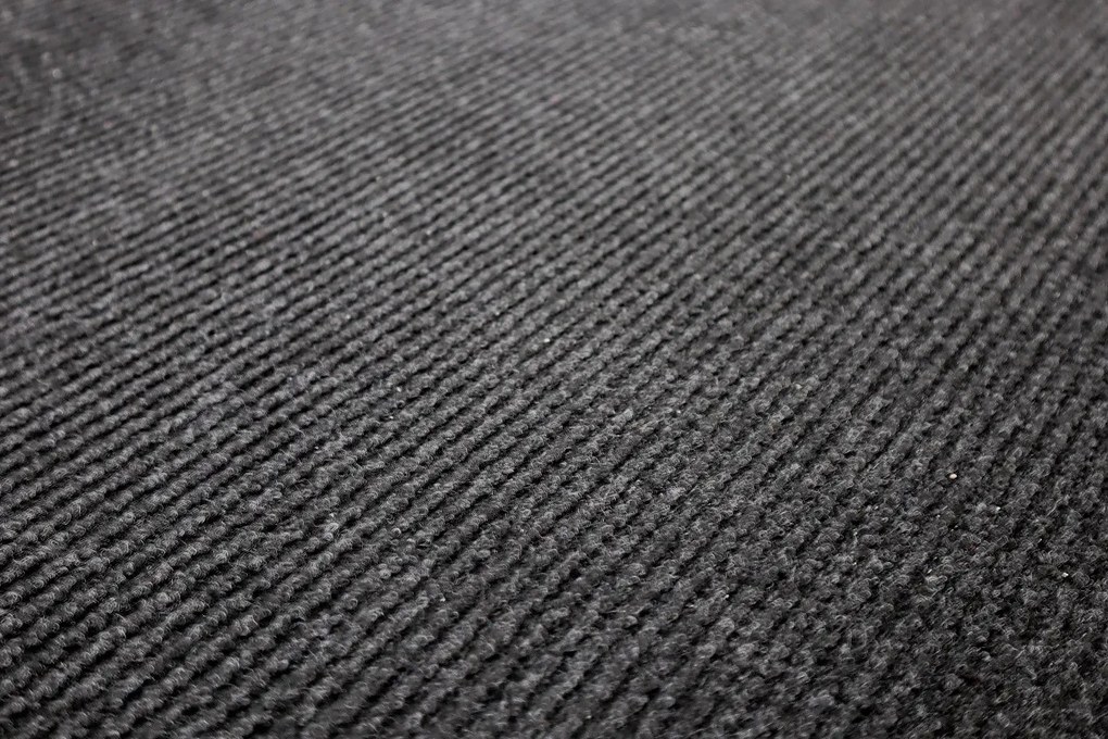 Vopi, Kusový koberec Quick step antracit, 140x200, šedá, chodba / předsíň