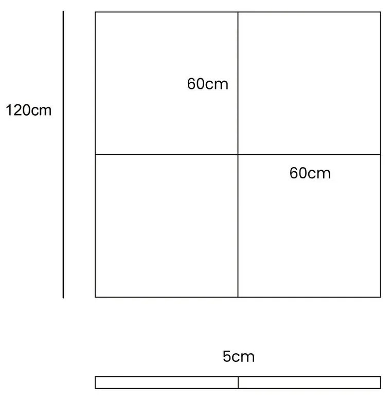 Tyrkysová dětská hrací podložka 120x120 cm – Meowbaby