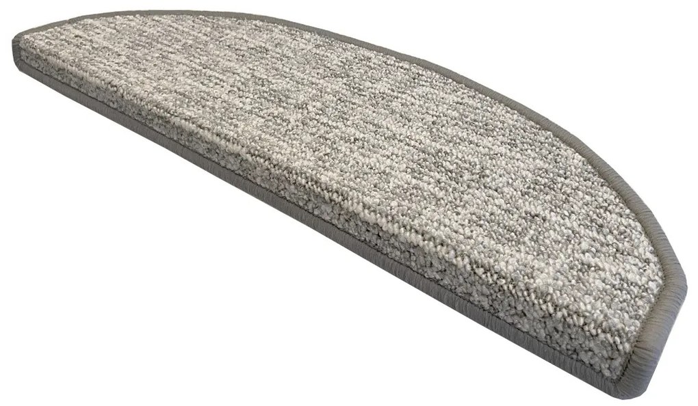 Vopi Nášlapy na schody Alassio šedé půlkruh, samolepící - 28x65 půlkruh (rozměr včetně ohybu)
