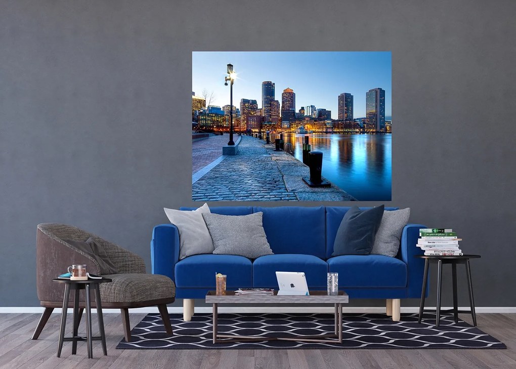 Fototapeta na zed' Bostonské Nábřeží | 180 x 127 cm | DFTSs0830