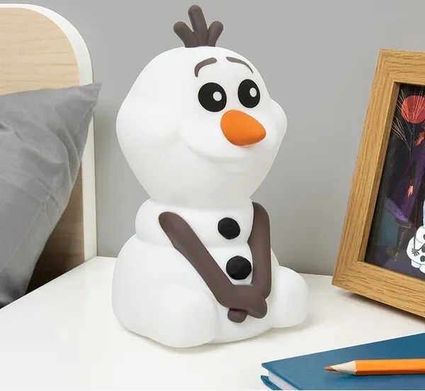 Frozen světlo SquishyGlo Olaf Bílá
