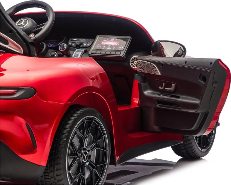 LEAN CARS Elektrické autíčko Mercedes GT63 AMG DK-GT63 24V LCD červené lakované