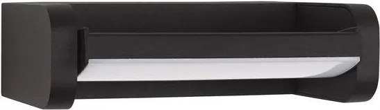 NV 9195062 Venkovní nástěnné svítidlo VOLVER černý litý hliník akrylový difuzor LED 7W 3000K 220-240V 150st. IP54 - NOVA LUCE