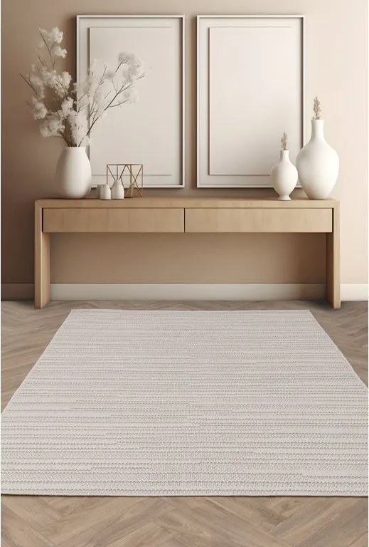 Tribeca Design Kusový koberec Sides Stripe Ivory Rozměry: 200x290 cm