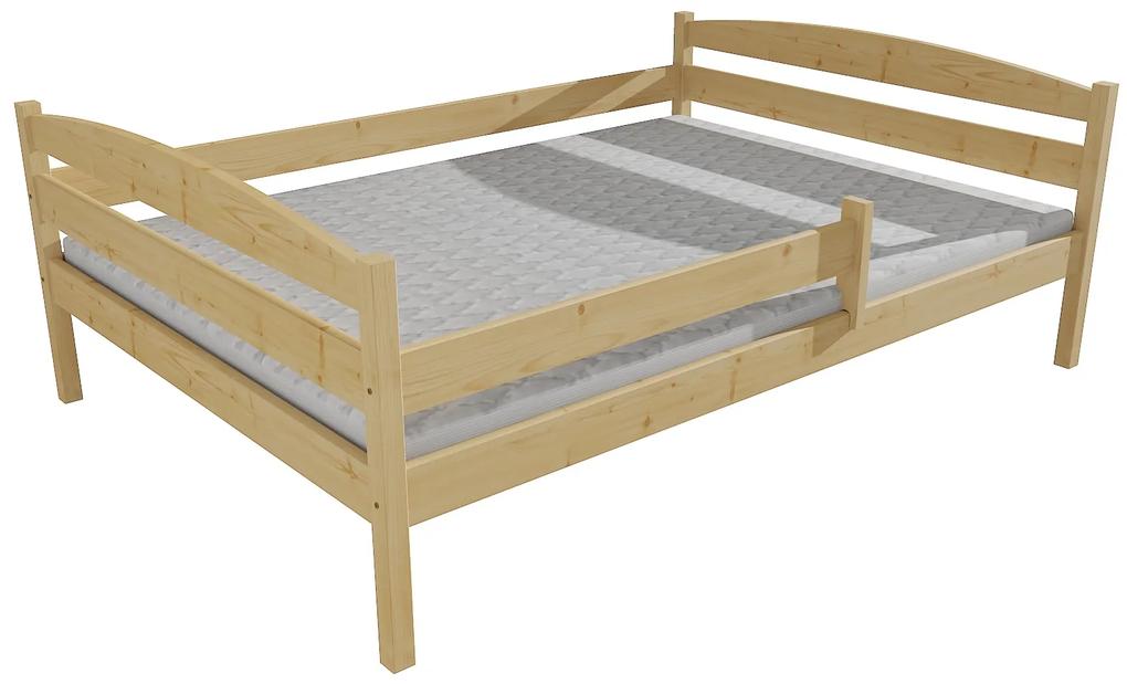 Vomaks Dětská postel DP 017 XL se zábranou Rozměr: 120 x 200 cm, Barva: barva modrá