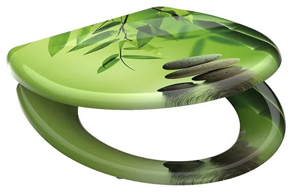 Eisl Sanitär WC prkénko Duroplast Soft Close Green Garden 82365