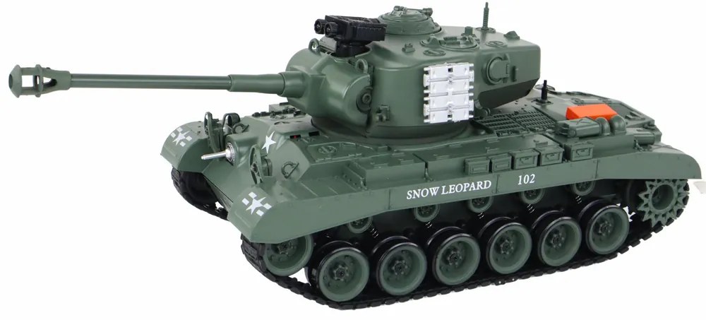 RC Tank Leopard s dálkovým ovládáním 1:18 šedý