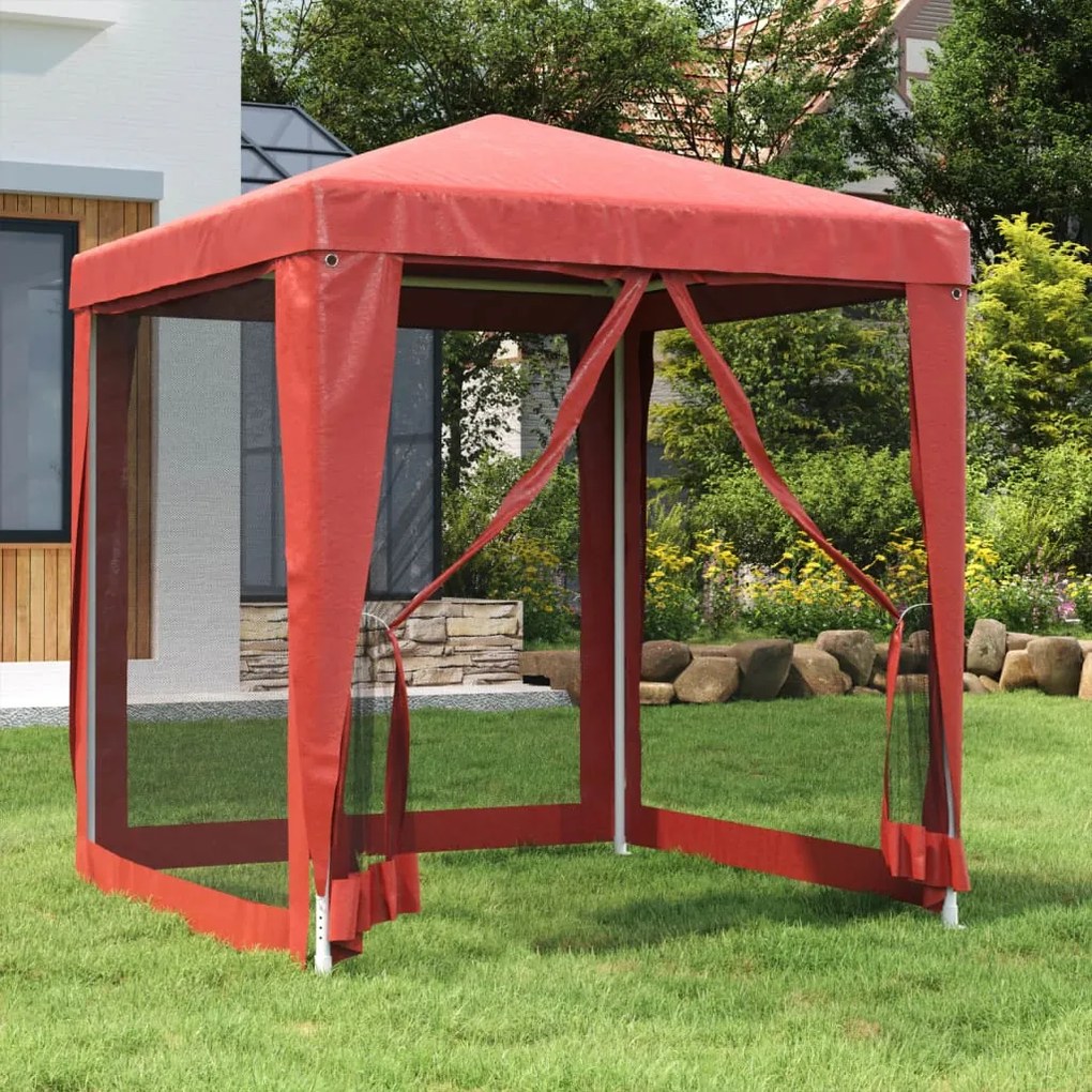 Party stan se 4 síťovanými bočnicemi 2 x 2 m HDPE 319220