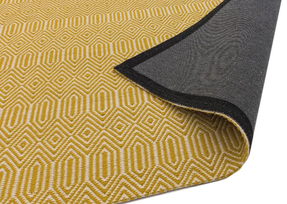 Žlutý koberec Darisi Mustard Rozměry: 66x200 cm