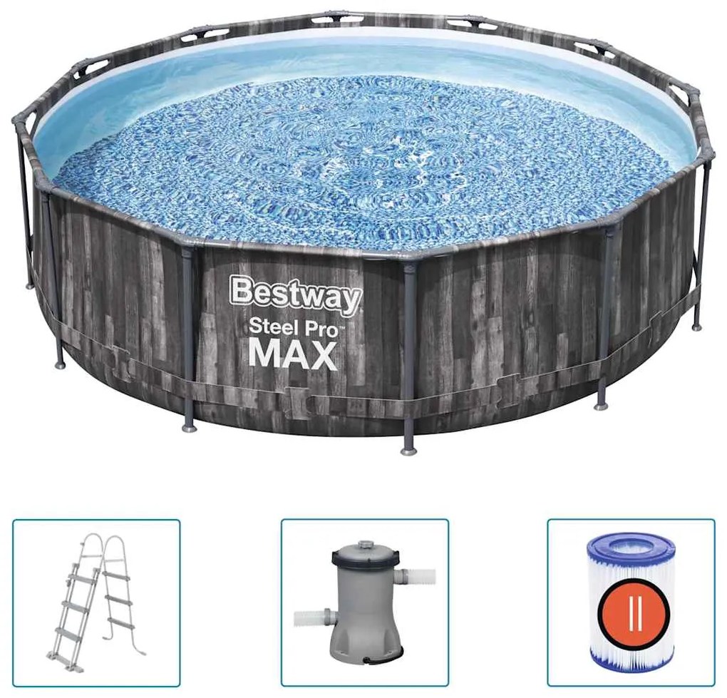 Bestway Bazénový set Steel Pro MAX 366 x 100 cm