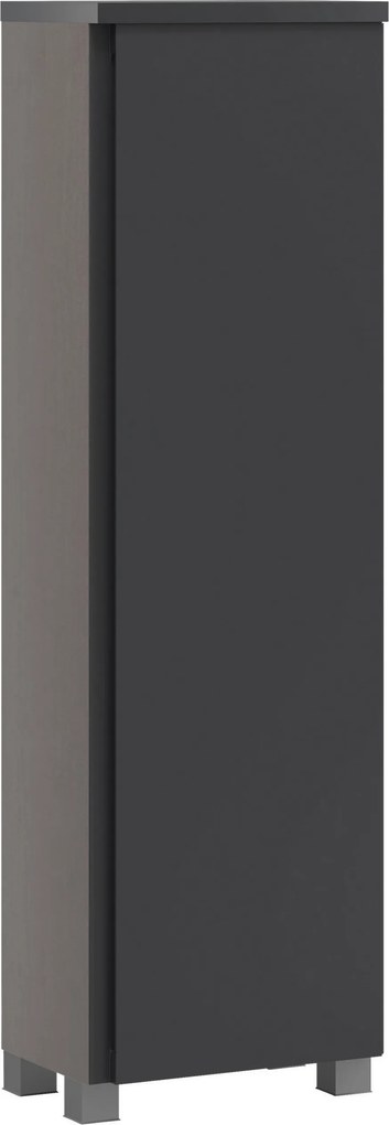 XXXLutz MIDI SKŘÍŇKA, barvy grafitu, šedá, 40/130/35 cm Held - Online Only koupelnové skříňky - 000307017213