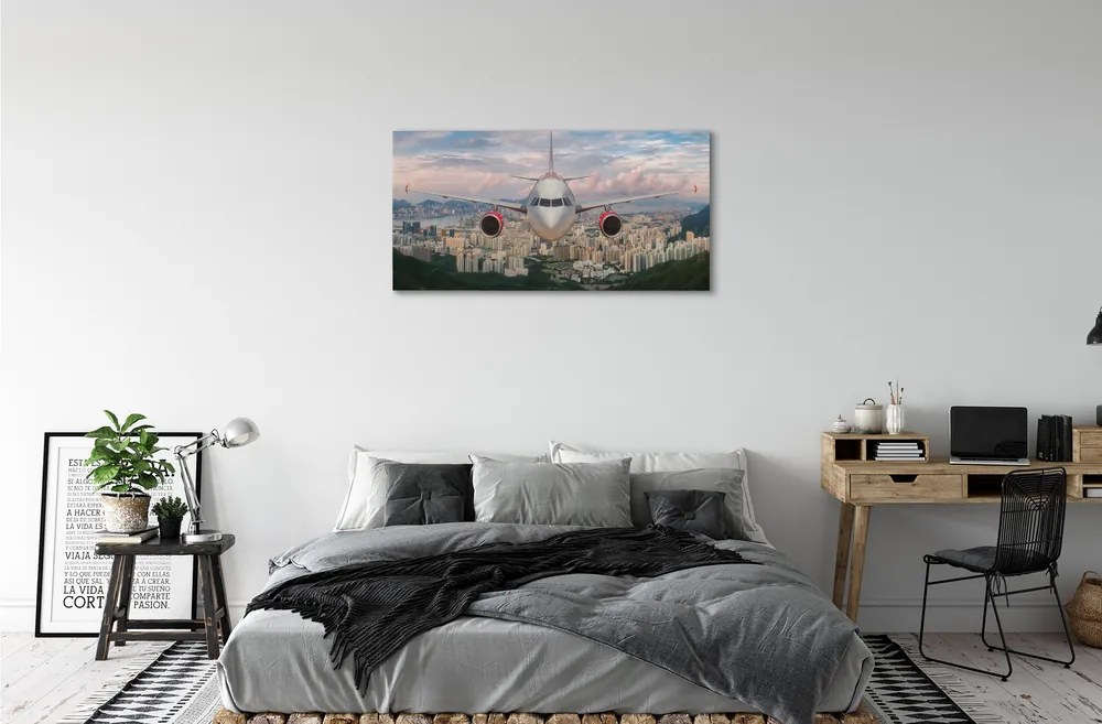 Obrazy na plátně Město Horní rovina 100x50 cm