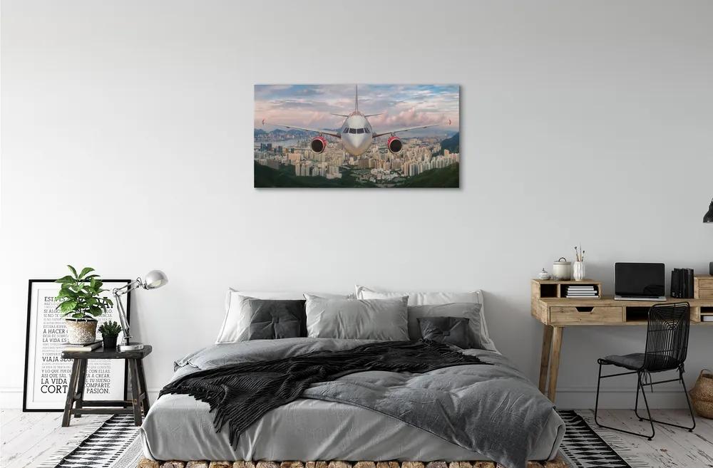 Obrazy na plátně Město Horní rovina 125x50 cm