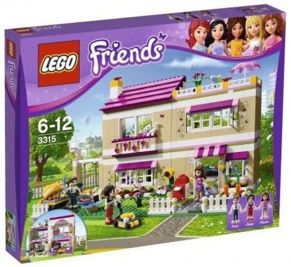 Lego friends 3315 olivia a její dům
