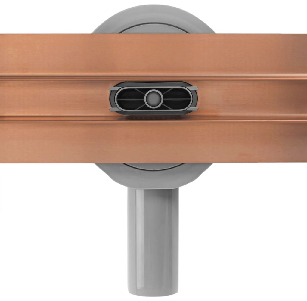 Odtokový žlab REA Neox Slim Pro 70, měď kartáčovaná