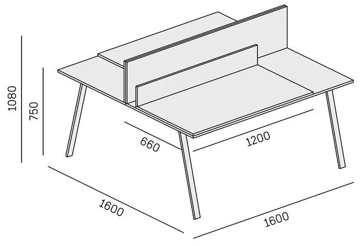 PLAN Kancelářský pracovní stůl DOUBLE LAYERS, posuvná vrchní deska, s přepážkami, bílá / šedá