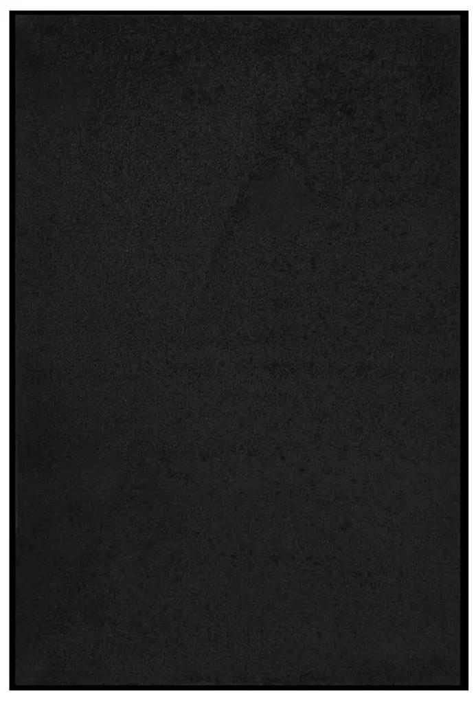 vidaXL Rohožka černá 80 x 120 cm