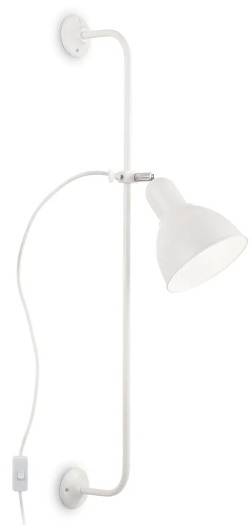 Nástěnná lampa Ideal Lux Shower AP1 bianco 179667 bílá + poštovné zdarma