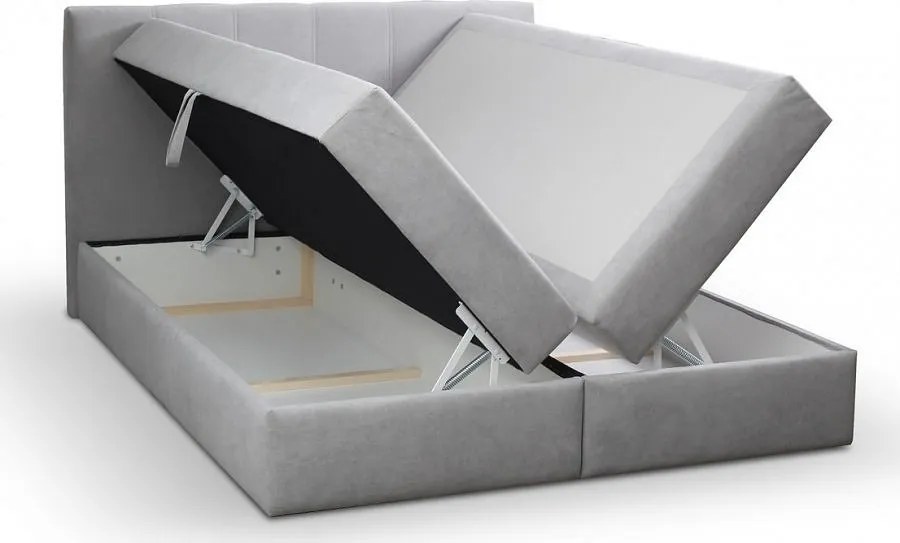 Casarredo - Komfort nábytek Čalouněná postel EVENA 180x200, s úložným prostorem, výběr látek | potah: monolith 92