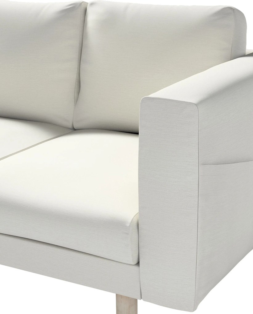 Potah na pohovku IKEA Norsborg 3-místná barva šedá látka lesklé, pletený vzor, sametová