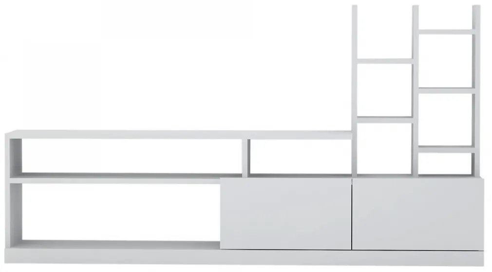 Obývací stěna Dolunay 164,4 cm bílá