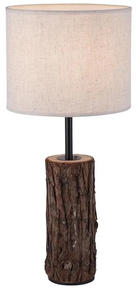 Leuchten Direkt 11233-79 - Stolní lampa BARK 1xE27/40W/230V