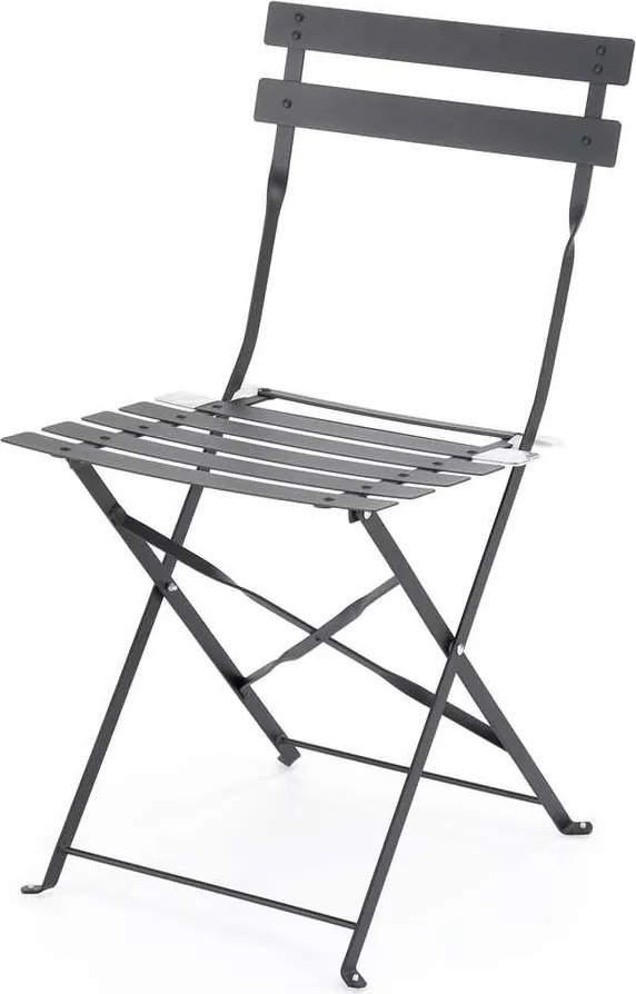Zahradní balkonový set Perivoli - 2 židle, černá