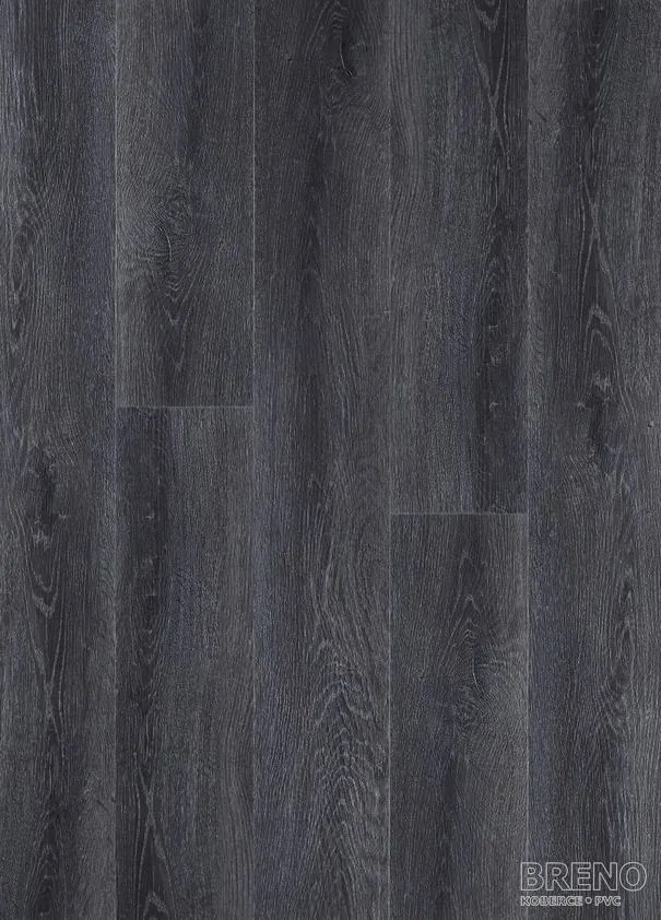 Breno Vinylová podlaha PALLADIUM 40 - French Oak Black – tmavé až černé dřevo