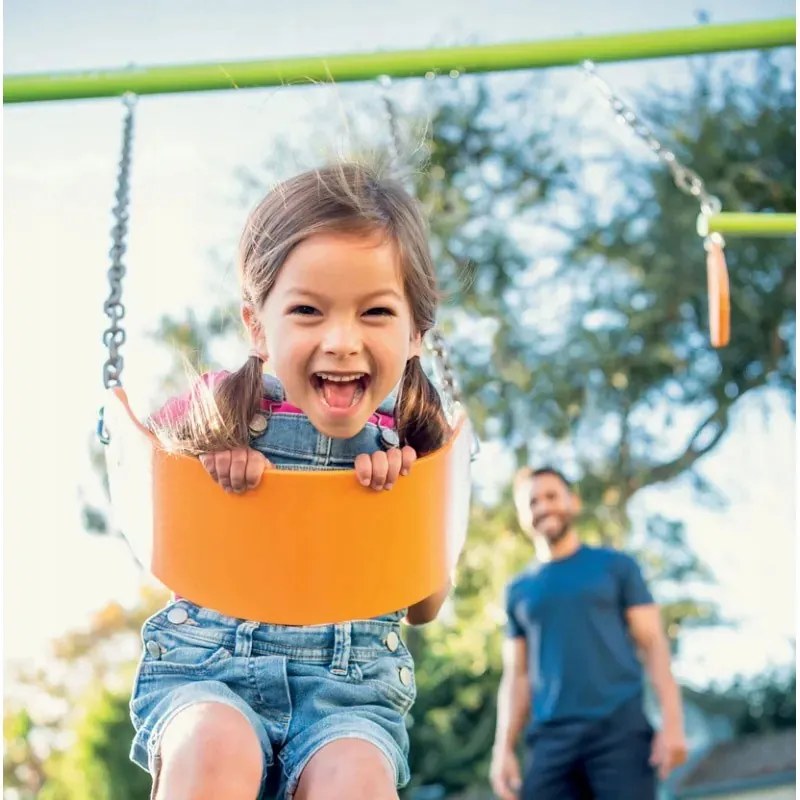 Zahradní dvojitá houpačka Kidsdream vícebarevná