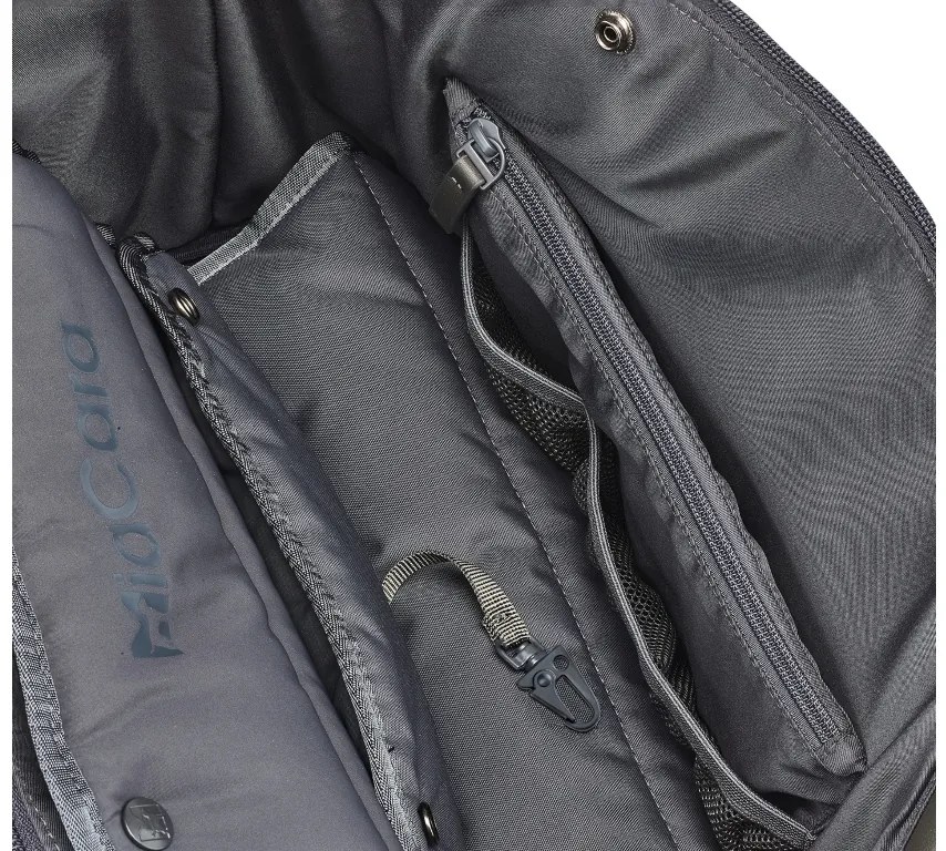 Cestovní taška pro psy MiaCara Sporta antracit Velikost: S - 40 x 22 x 32 cm