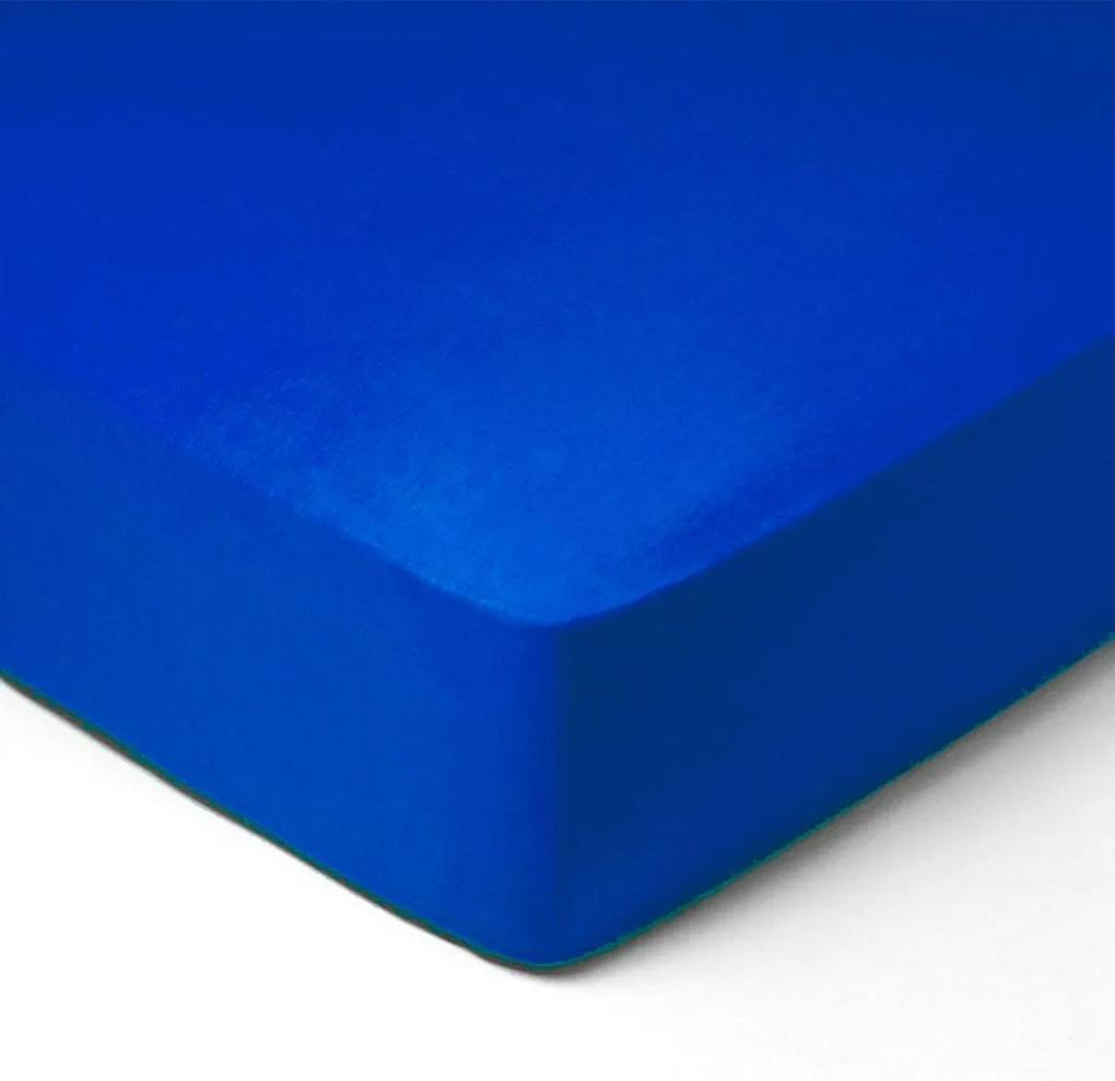 Forbyt, Prostěradlo, Jersey, tmavě modrá 90 x 220 cm