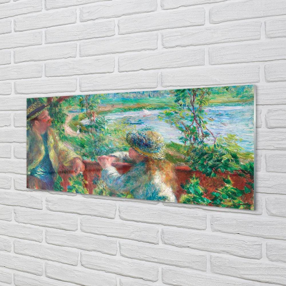 akrylový obraz Art setkání u jezera 120x60 cm