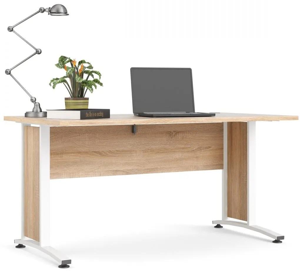 FN Psací stůl Office 80400/71 dub sonoma/bílá