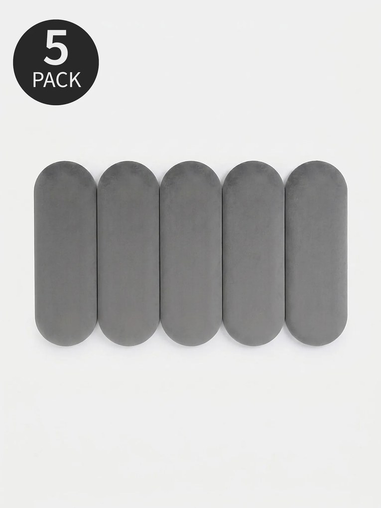 Sinsay - Čalouněné stěnové panely 5 pack - šedá