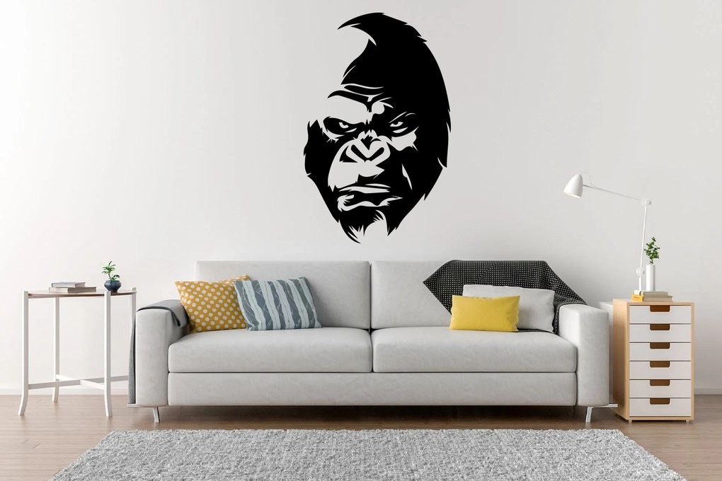 Lepy.cz Samolepka na zeď King Kong Velikost (šířka x výška): 30x47cm, Barevná varianta: Krémová