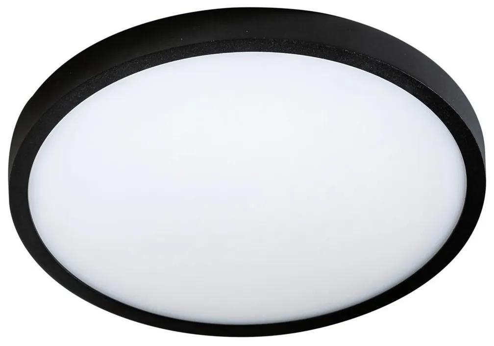 Azzardo | Azzardo AZ4243 - LED Stropní svítidlo MALTA LED/24W/230V pr. 30 cm černá | AZ4243