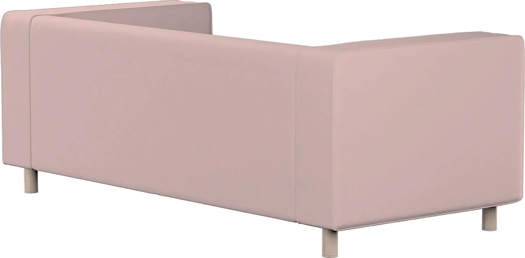 Potah na pohovku IKEA Klippan 2-místná barva růžová látka pletený vzor